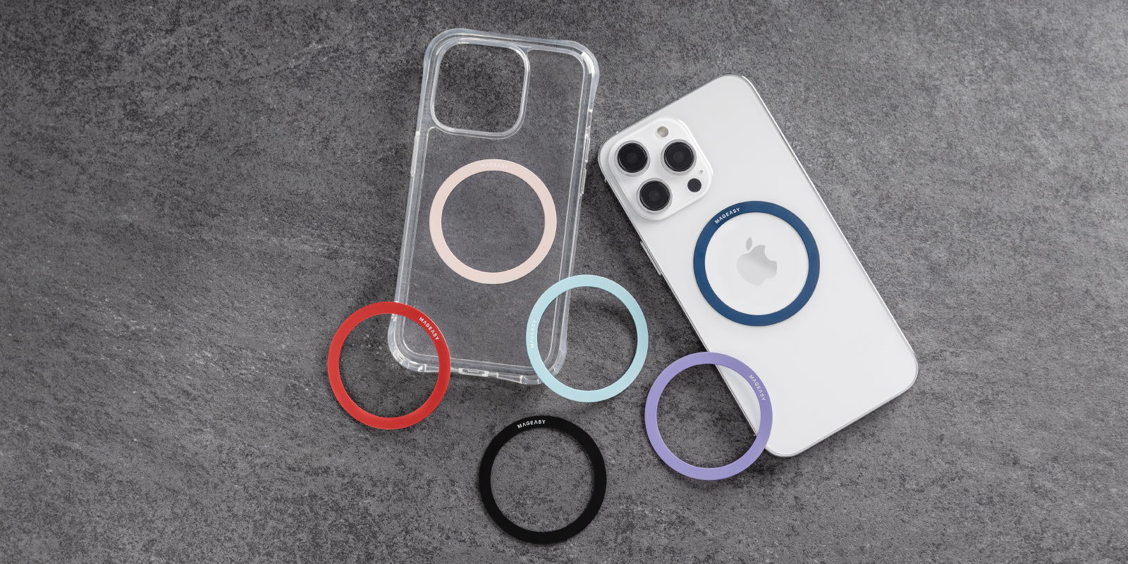 SwitchEasy Hoop Magsafe Adhesive Ring | Nomad Store Brunei